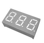 Three Digits SMD Seven Segment Display , 0.4 Inch LED 7 Segment Display